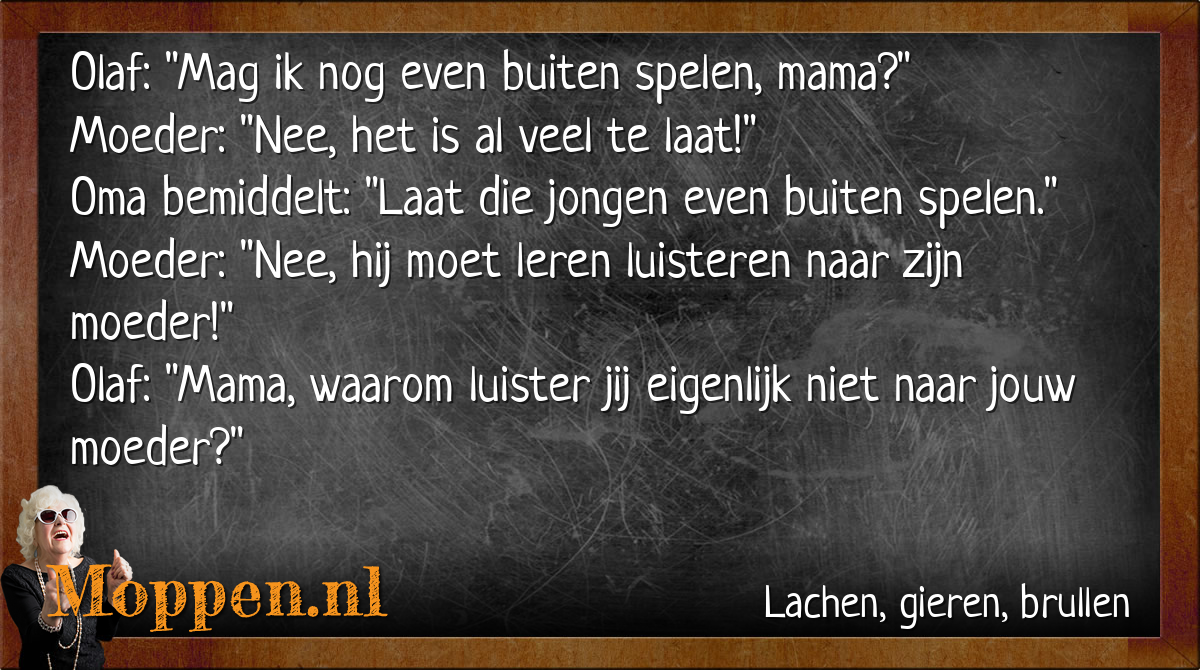 Moppen.nl - Mop: Moeder