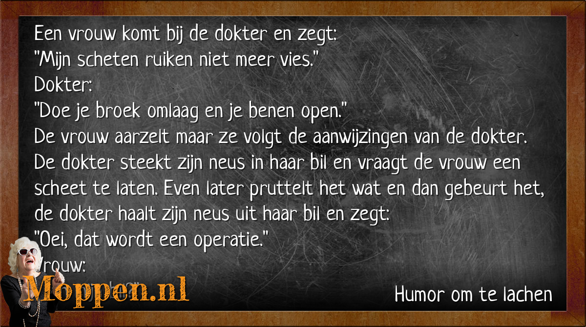 Moppen.nl - Mop: Wat een scheetje