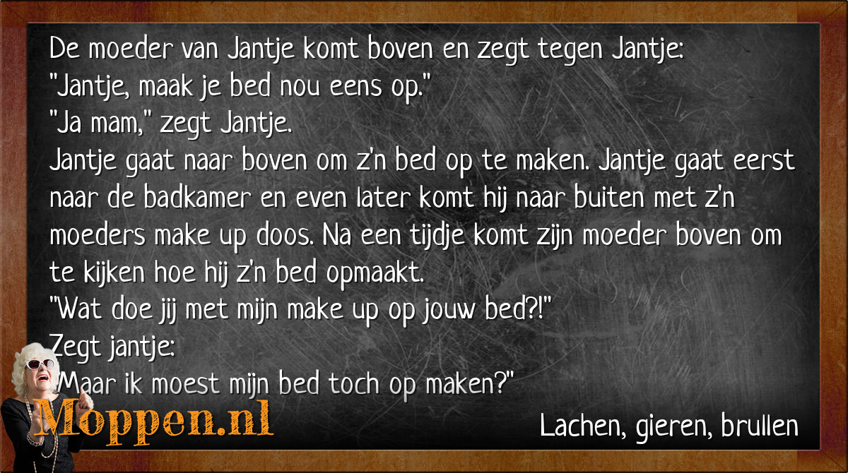 Moppen.nl - Mop: Make up