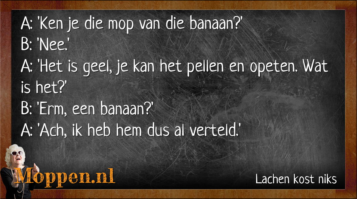 Moppen.nl - Mop: Banaan