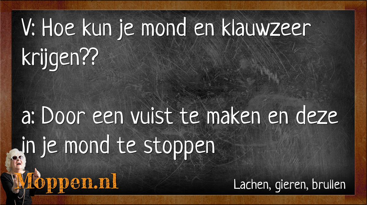 Moppen.nl - Mop: MKZ
