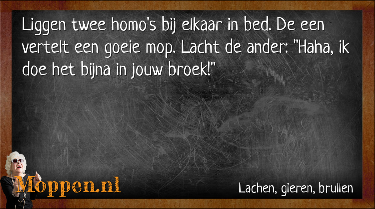 Moppen.nl - Mop: Goede mop