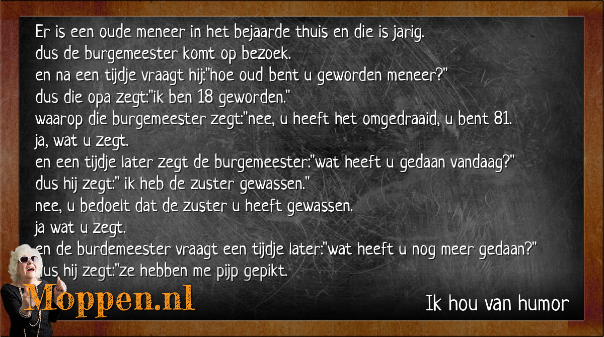 Moppen.nl - Mop: Andersom