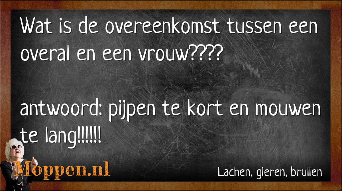 Moppen.nl - Mop: Wat is de overeenkomst