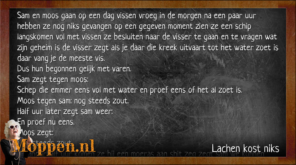 Moppen.nl - Mop: Sam en moos
