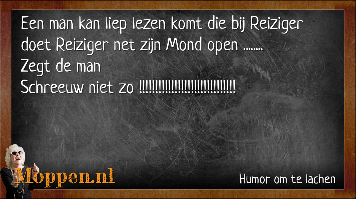 Moppen.nl - Mop: Reiziger