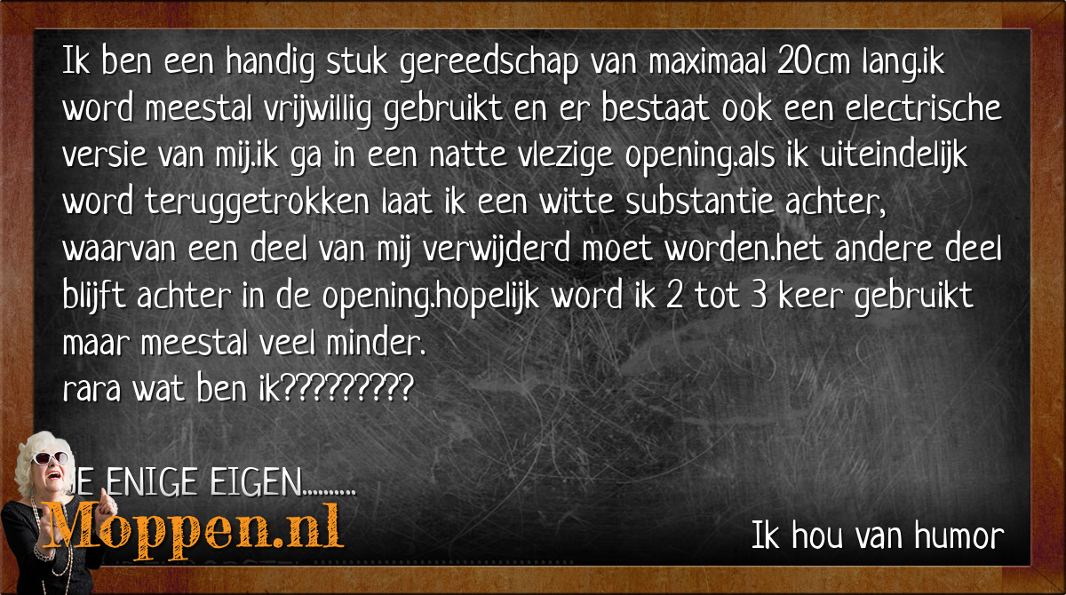 Moppen.nl - Mop: Rarara