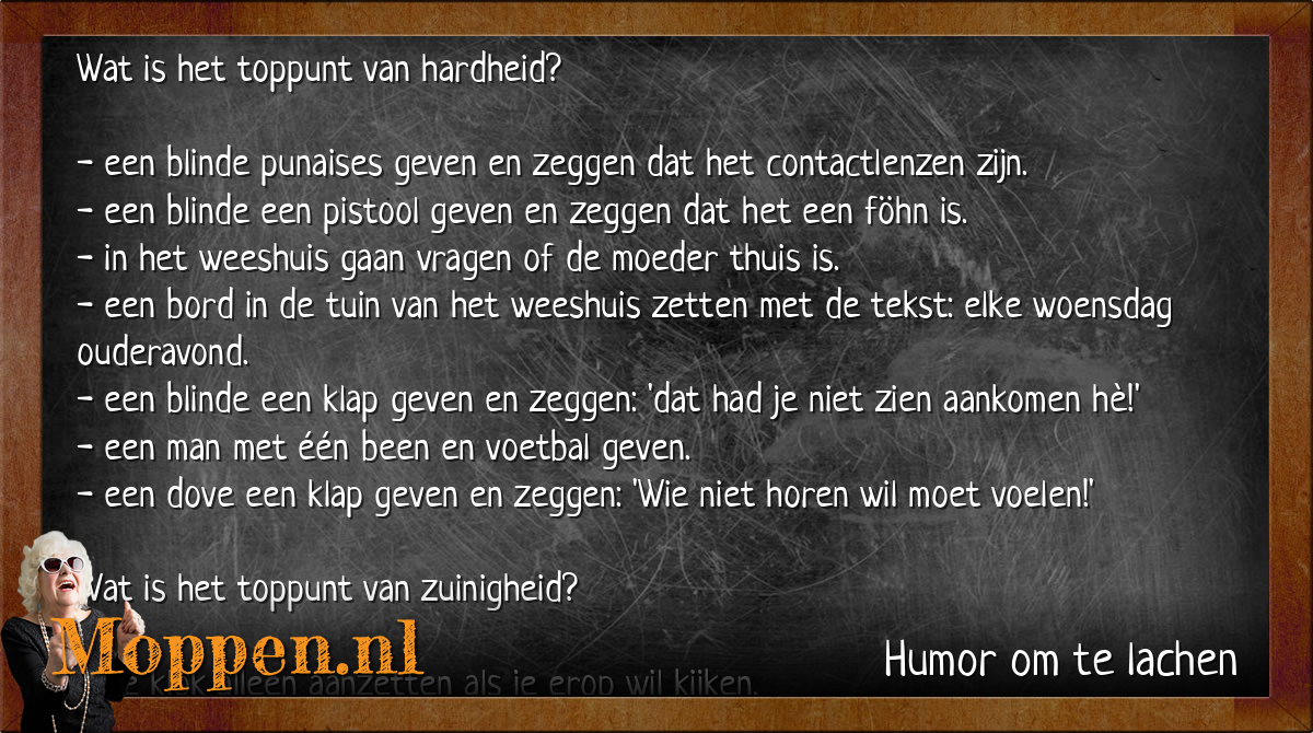 Moppen.nl - Mop: Toppunt verzameling