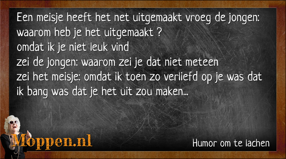 Moppen.nl - Mop: Verkering