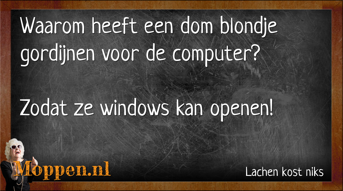 Moppen.nl - Mop: Domme blondjes