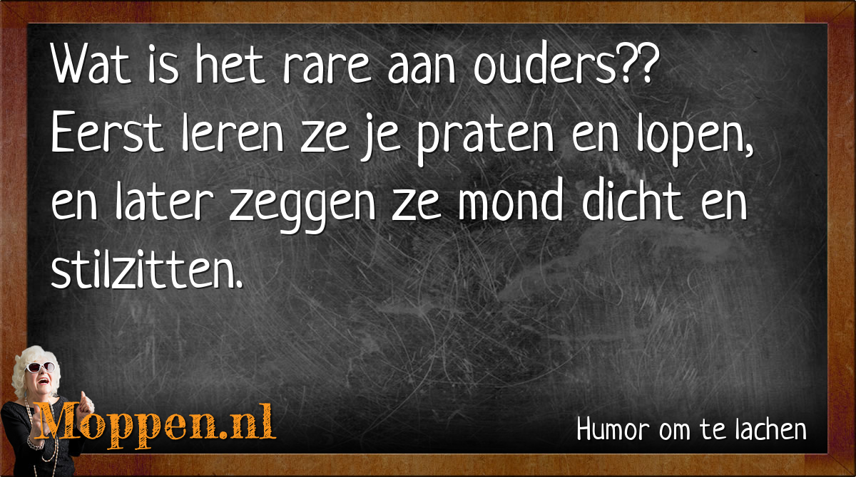 Moppen.nl - Mop: Wat is het rare??
