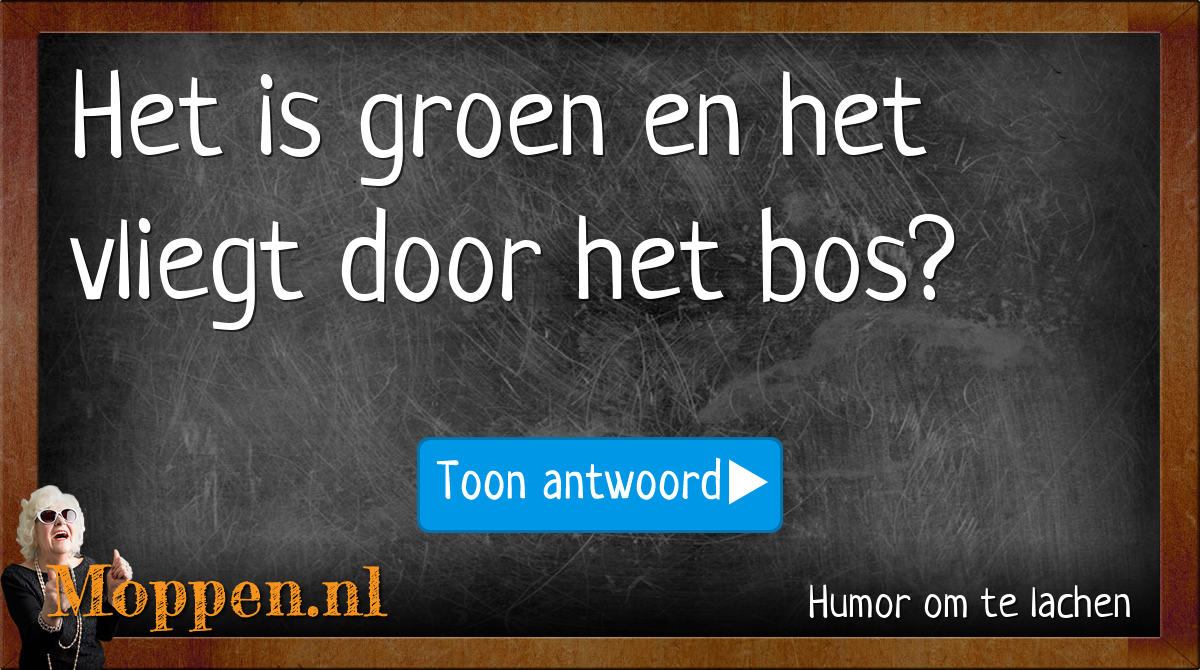 Moppen.nl - Mop: Bos