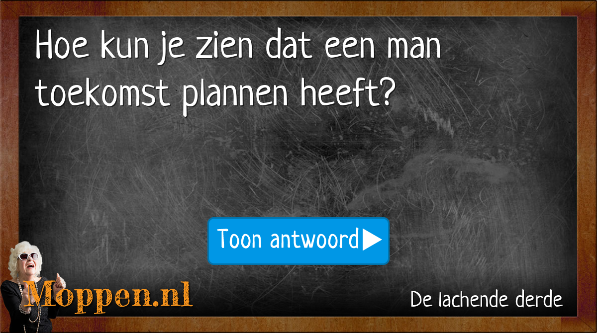 Moppen.nl - Mop: Over een man