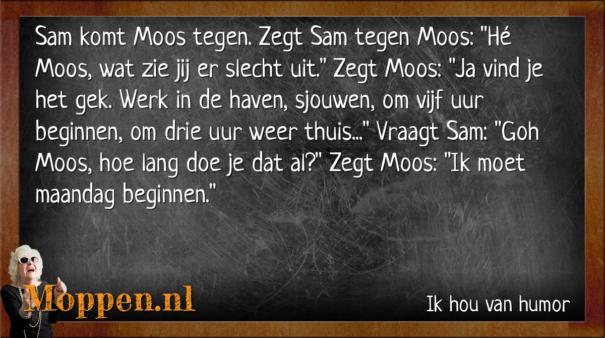 Moppen.nl - Mop: Werk