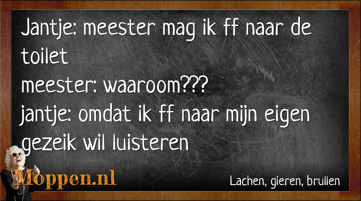 Moppen.nl - Mop: Gezeik