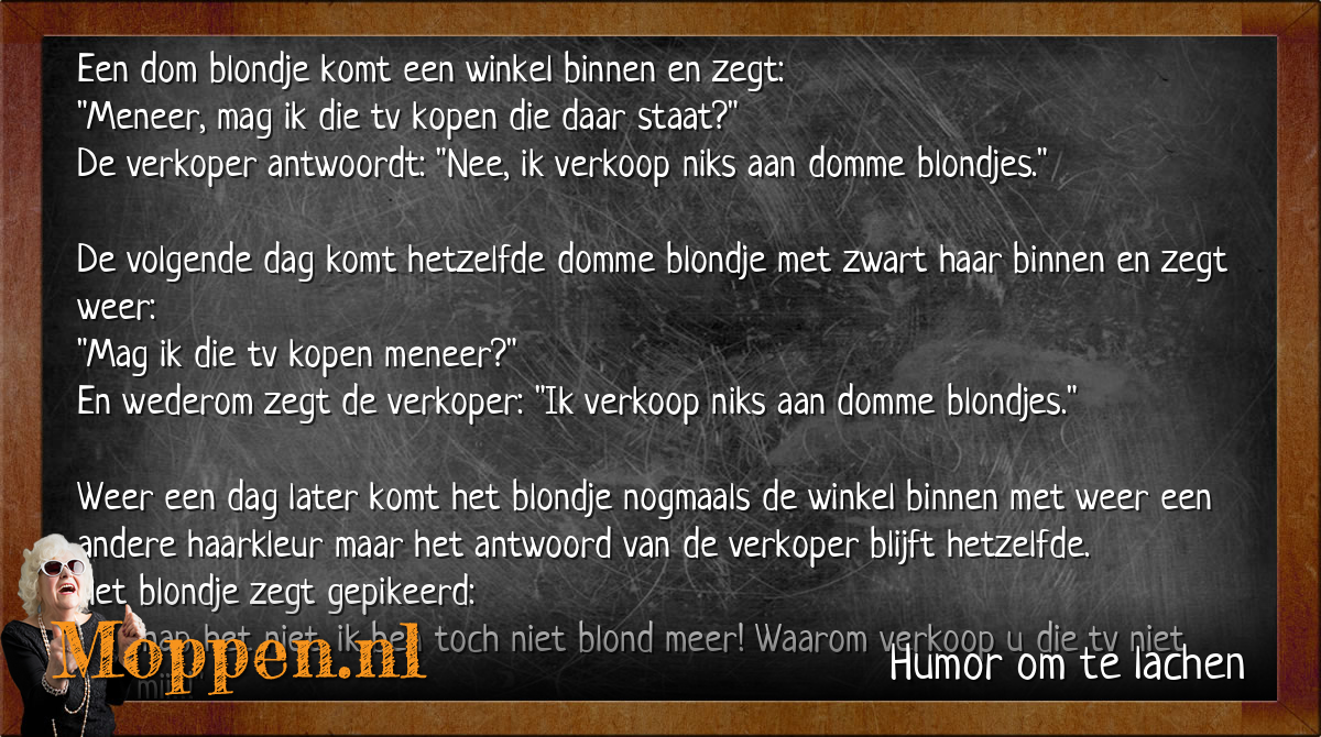 Moppen.nl - Mop: TV