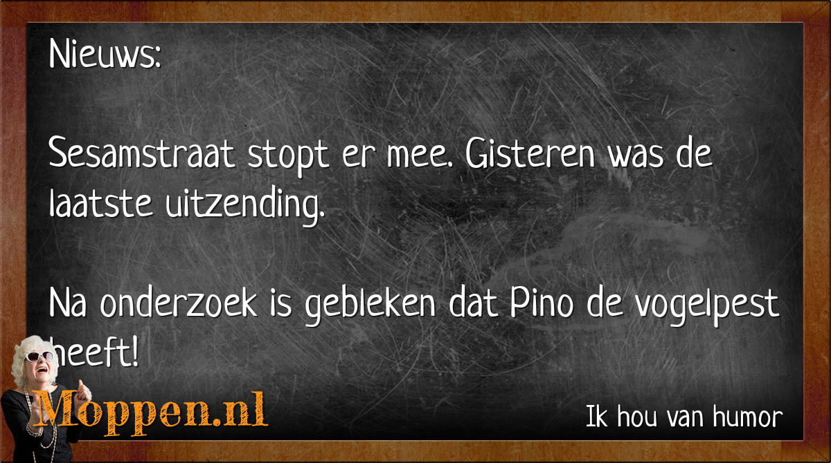 Moppen.nl - Mop: Sesamstraat