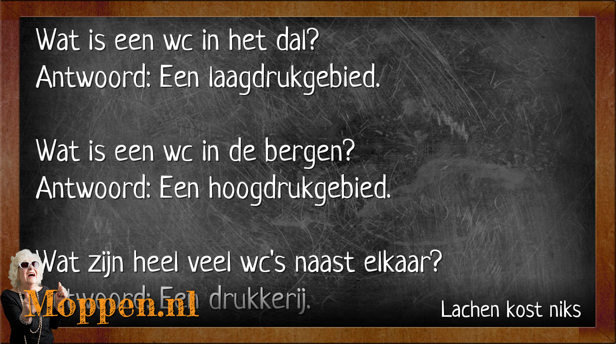Moppen.nl - Mop: WC vragen