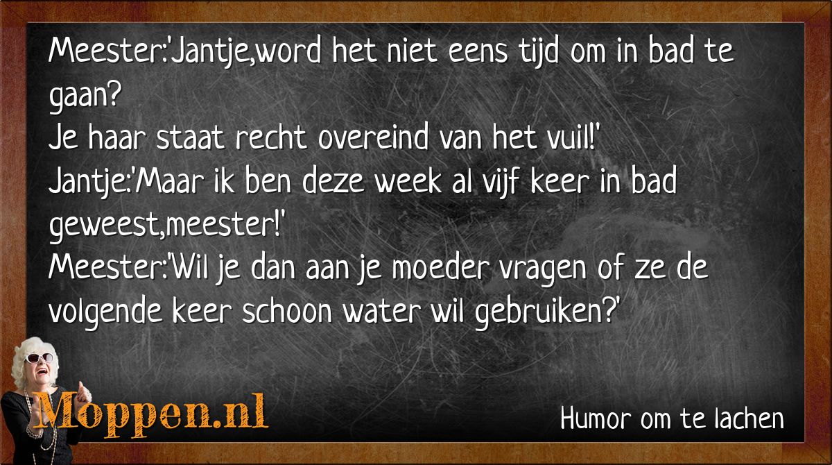 Moppen.nl - Mop: Vies