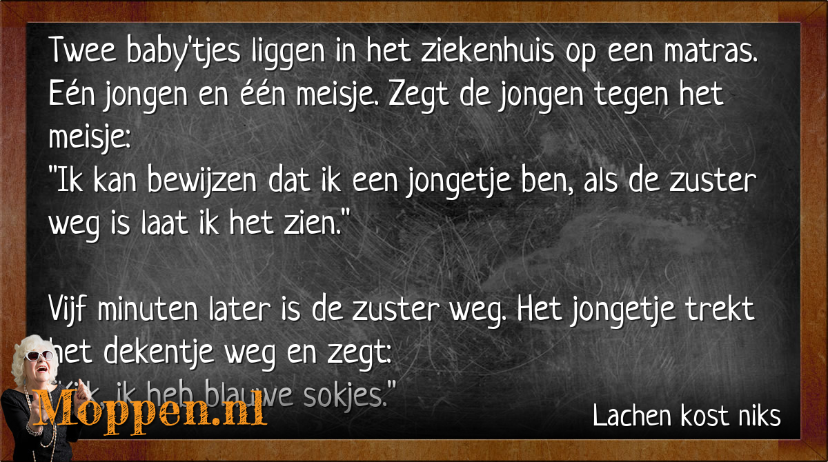 Moppen.nl - Mop: Jongen en meisje