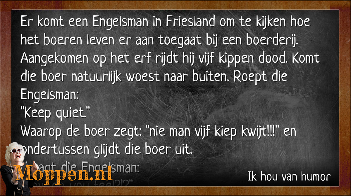 Moppen.nl - Mop: Kippen