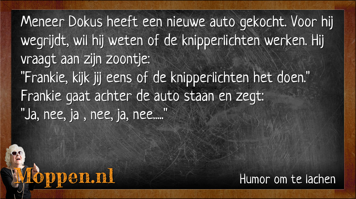 Moppen.nl - Mop: Knipperlichten