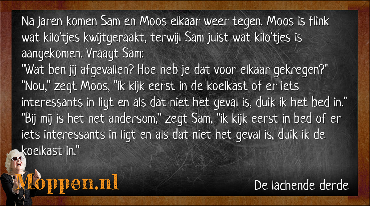 Moppen.nl - Mop: Sam en Moos