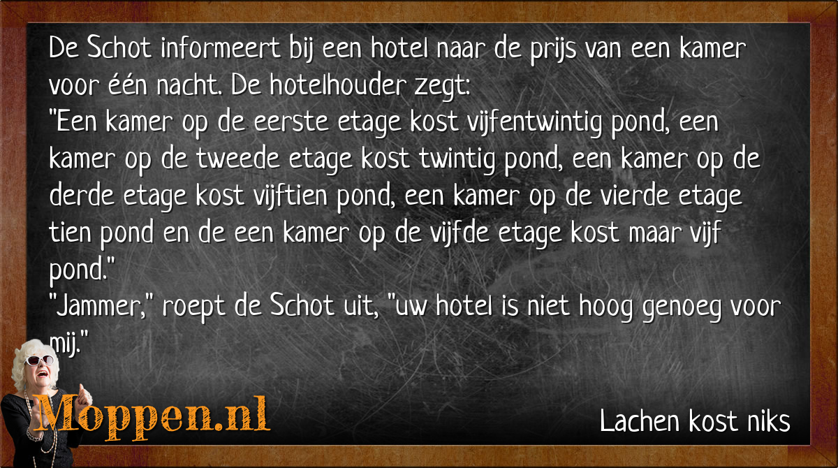 Moppen.nl - Mop: Hotel