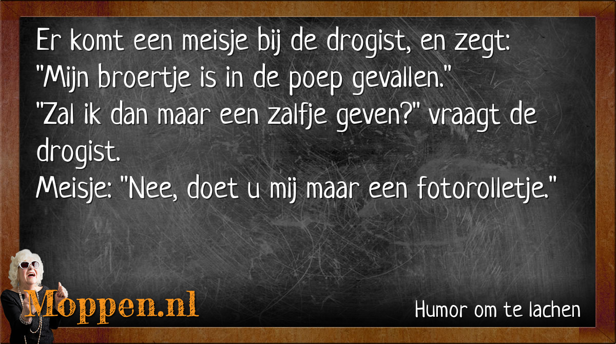 Moppen.nl - Mop: Broertje gevallen
