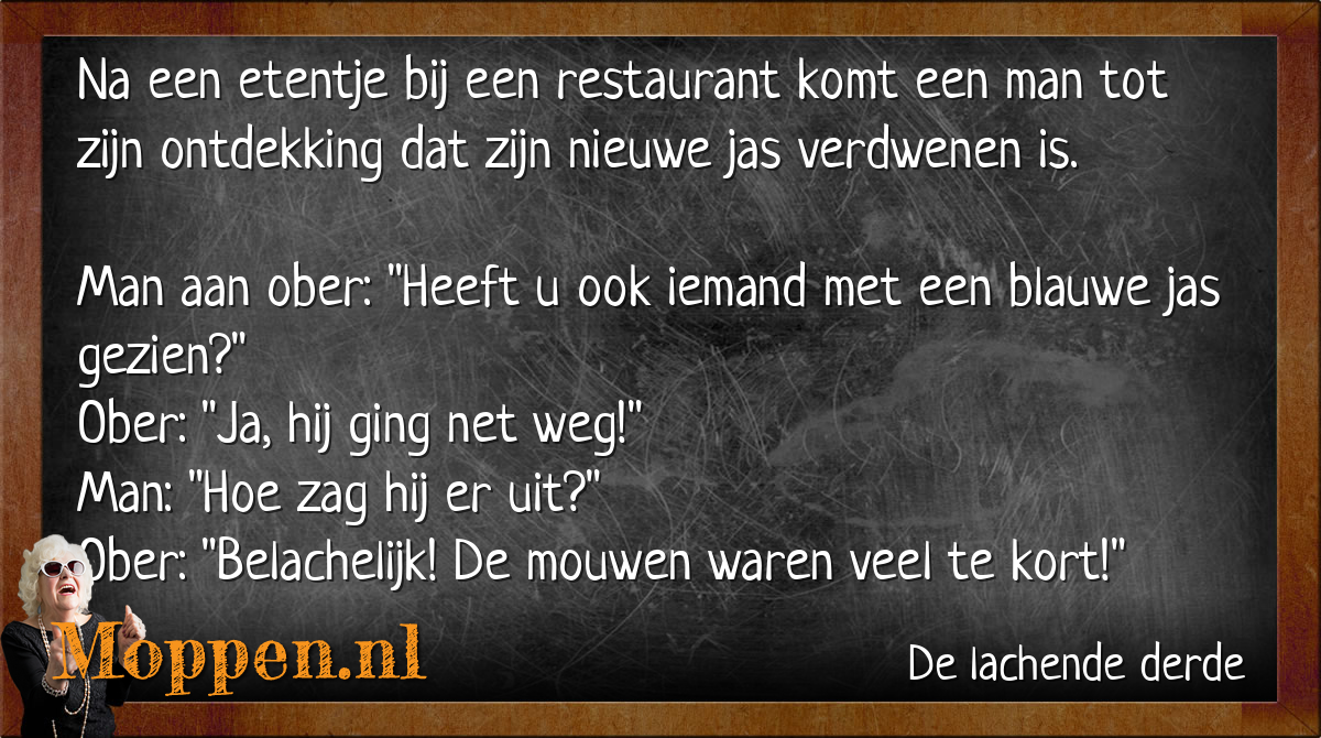 Moppen.nl - Mop: Gejatte jas