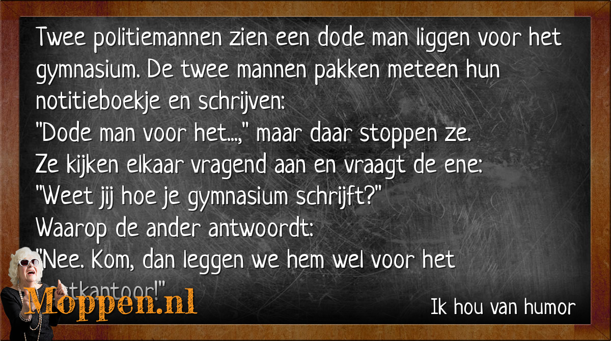 Moppen.nl - Mop: Postkantoor