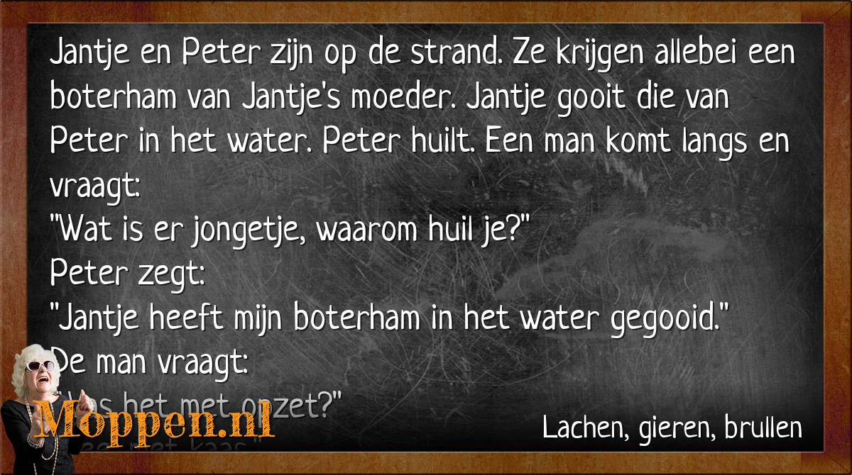 Moppen.nl - Mop: Jantje en Peter