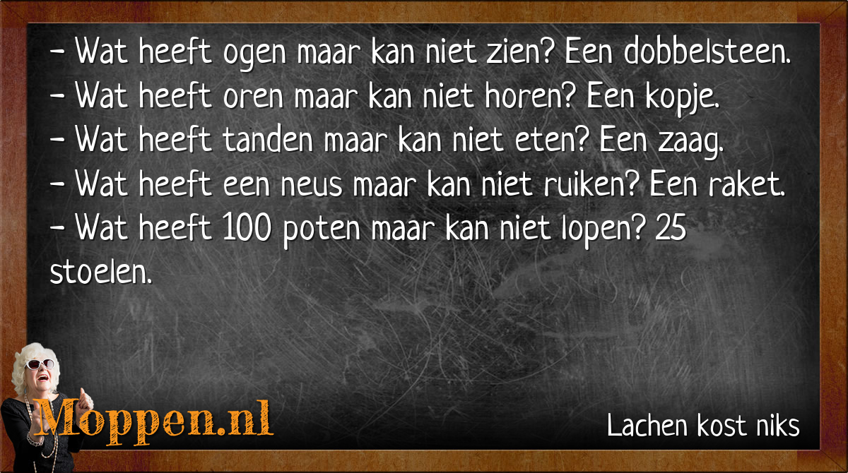 Moppen.nl - Mop: Lichaamsdelen