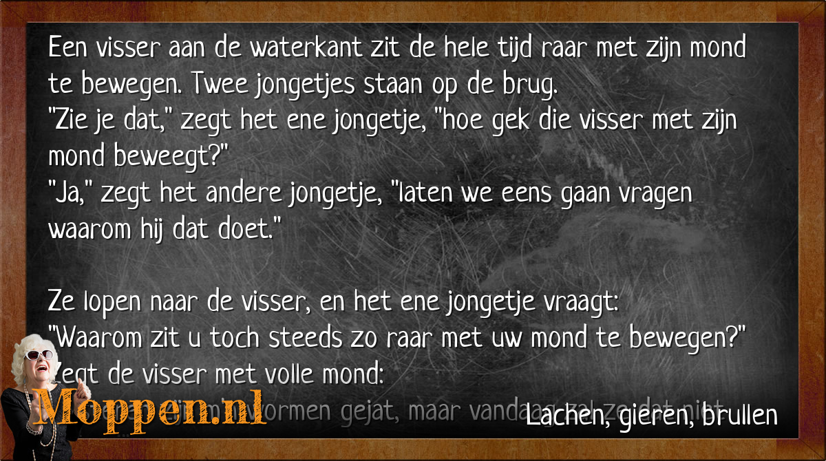 Moppen.nl - Mop: Vissen