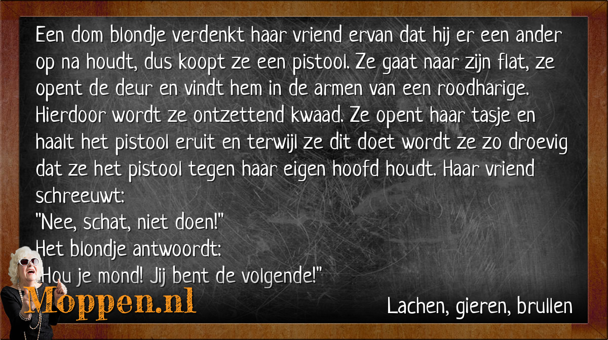 Moppen.nl - Mop: Wanhopig