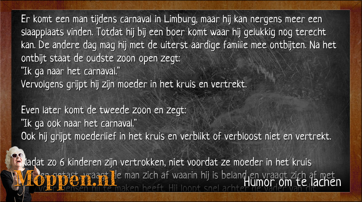 Moppen.nl - Mop: Carnaval