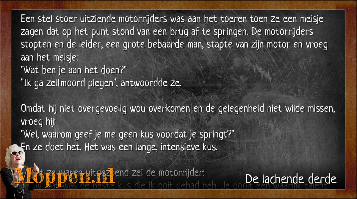 Moppen.nl - Mop: Beste kus ooit