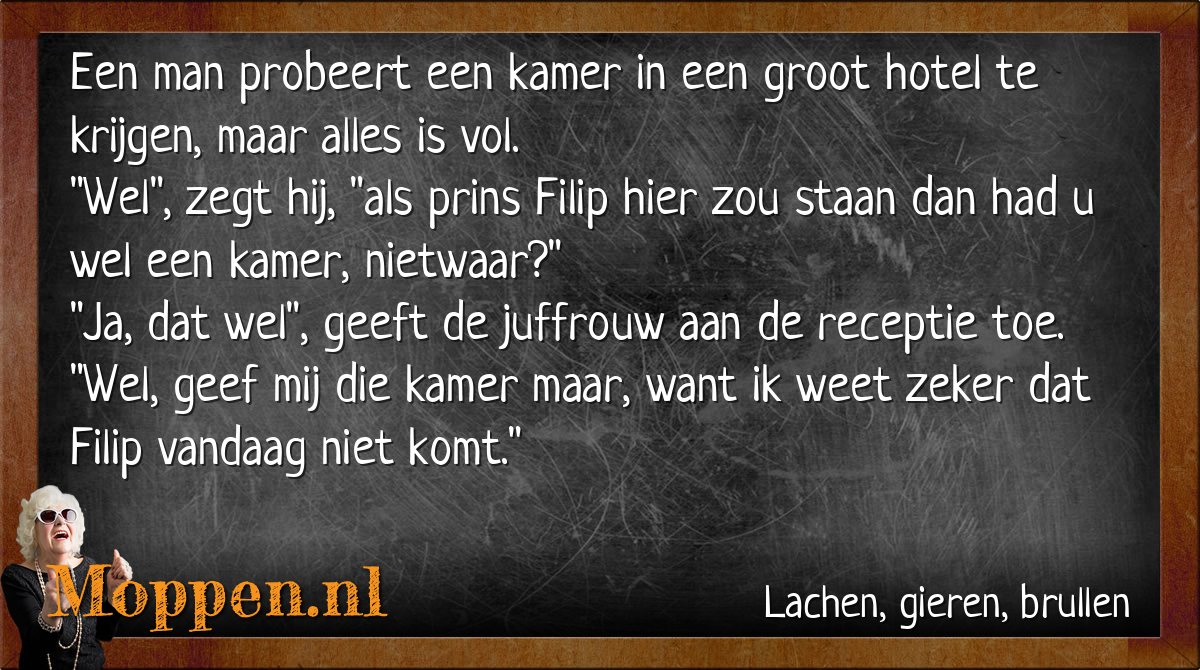 Moppen.nl - Mop: Alles is vol