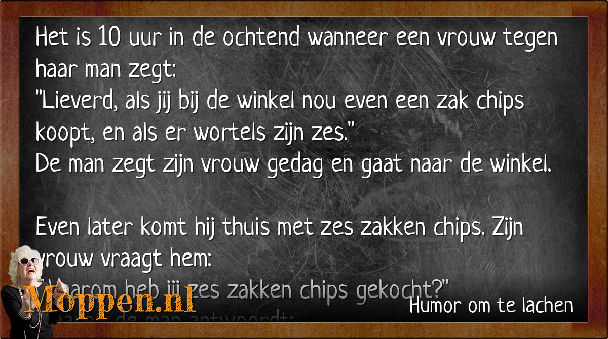 Moppen.nl - Mop: Chips & wortels