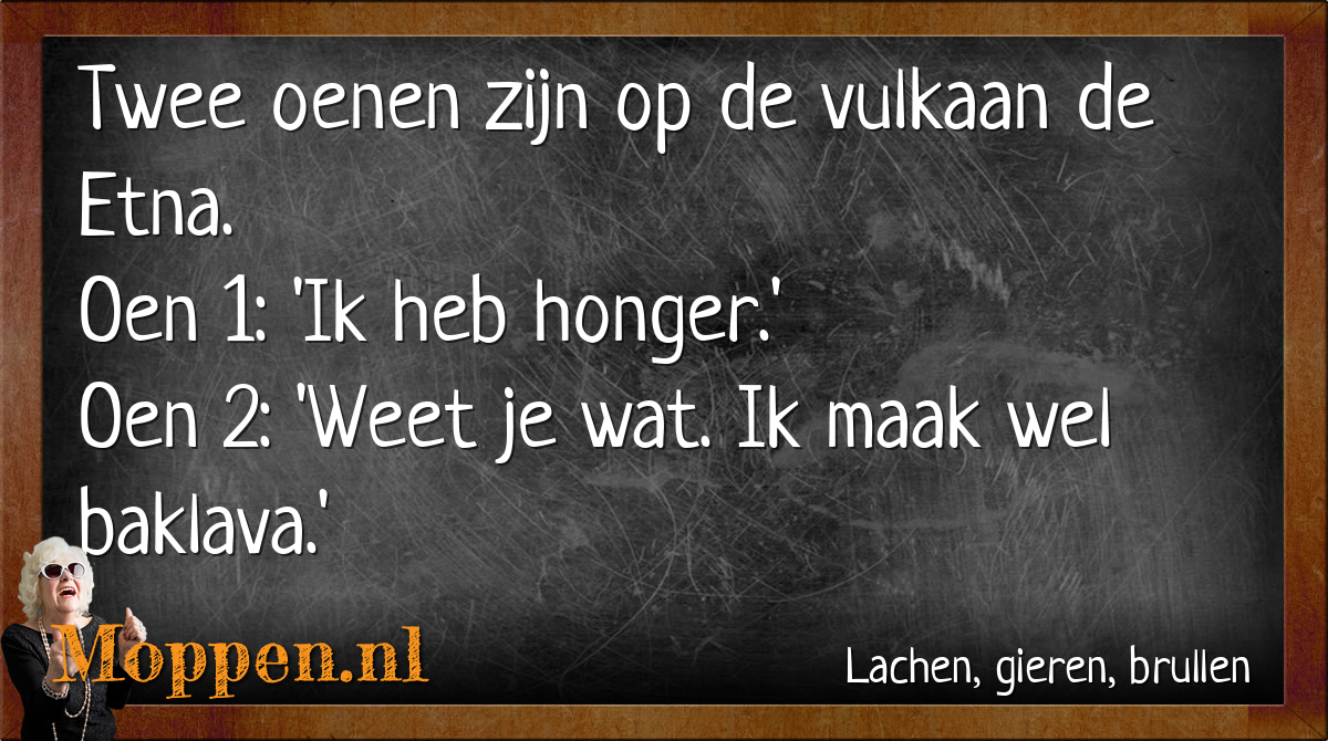 Moppen.nl - Mop: Honger