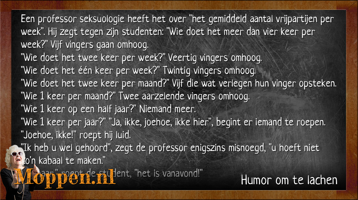 Moppen.nl - Mop: College