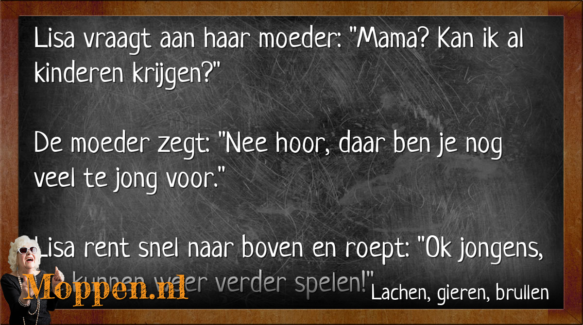 Moppen.nl - Mop: Kinderen krijgen
